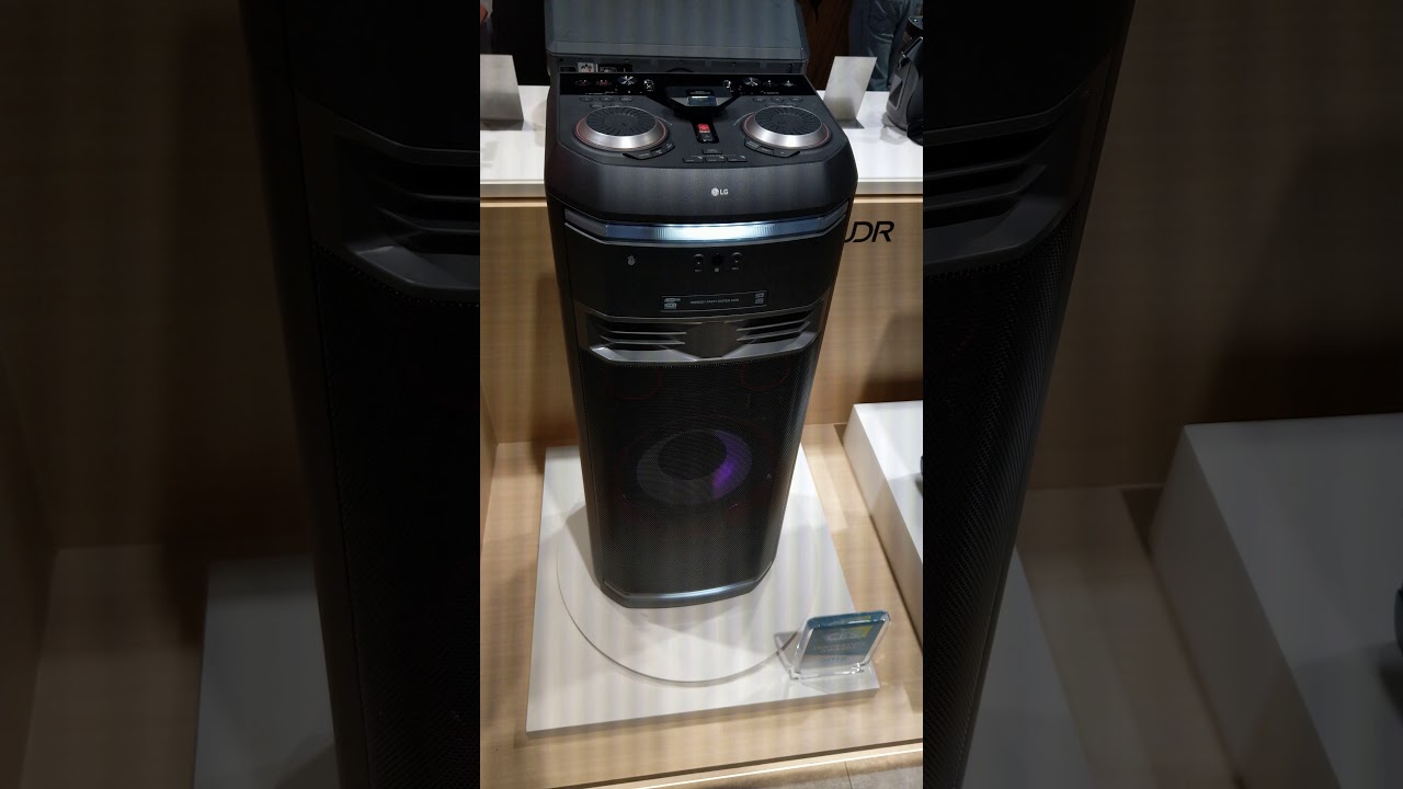 LG Loudr Turn-Table DJ Speaker, CES 2018 [4K Video] - YouTube