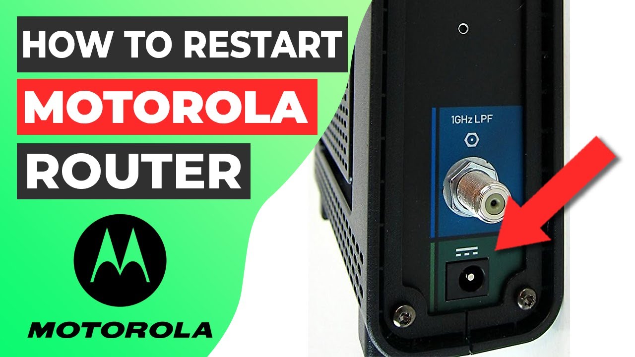 🔄 How to Restart Motorola Router - YouTube