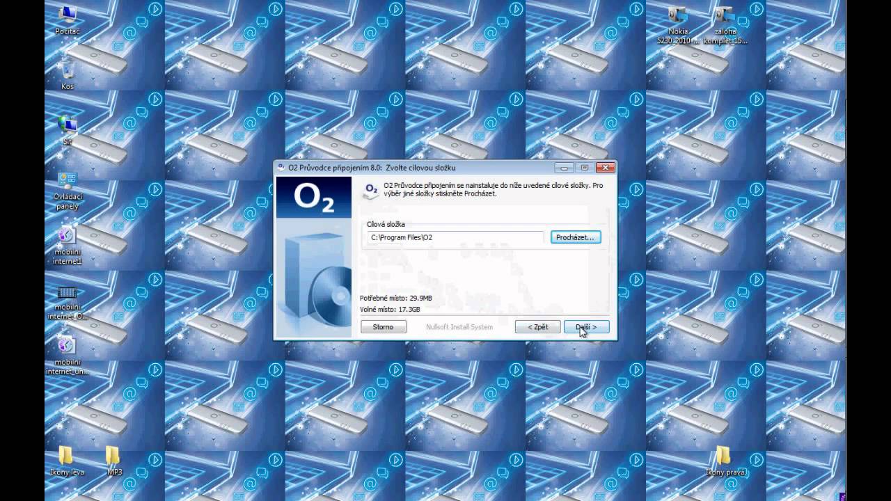 O2 Mobilní internet - Huawei E1750 instalace - YouTube