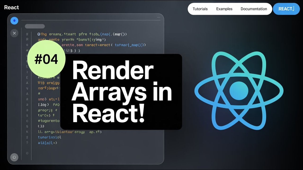 #04 Render Arrays in React! Reactjs English Tutorial 2025 - YouTube