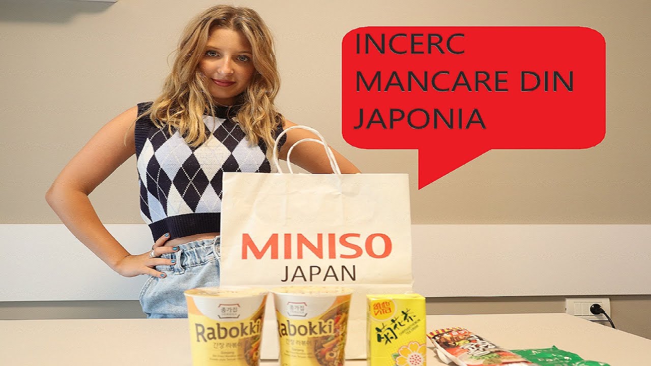 INCERC MANCARE DIN JAPONIA | MINISO JAPAN | - YouTube