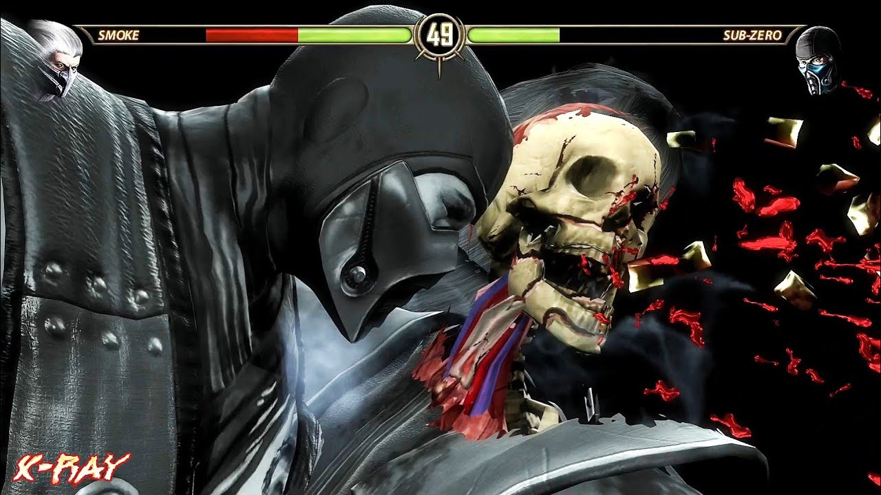 Smoke Vs Sub Zero Mortal Kombat Komplete Edition Gameplay - YouTube