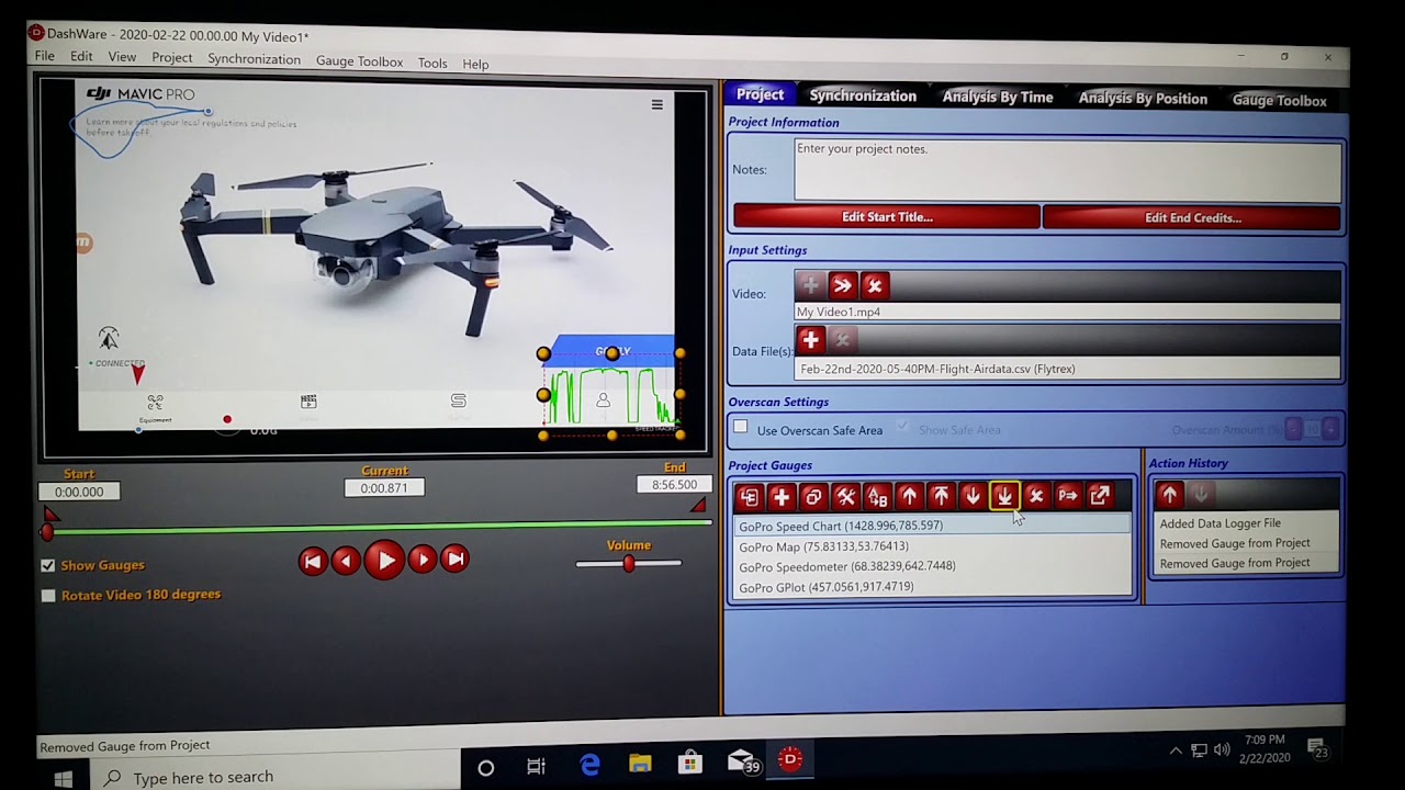 2/22/2020 How I add Drone flight data to videos using Dashware. - YouTube