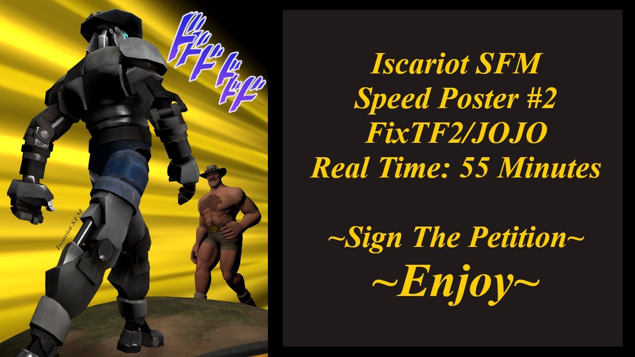 #FixTF2/JOJO [SFM|Speed Poster/Timelapse#2] - YouTube