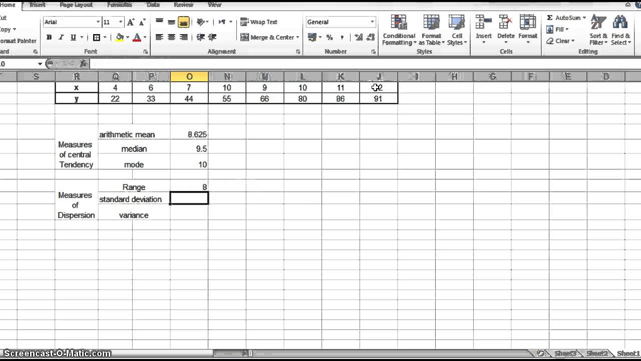 Statistics On Excel Statistics On Excel