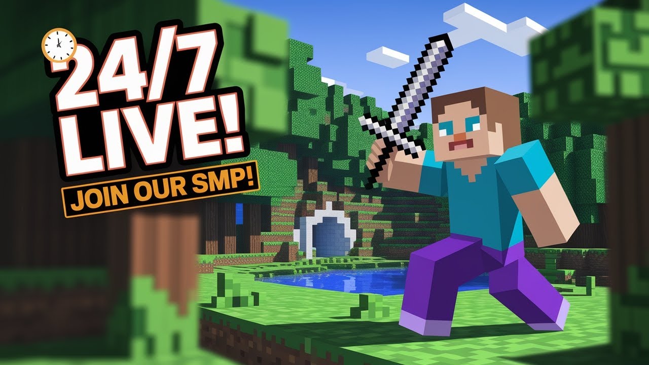 🌍 Join Us for a 24/7 SMP Adventure! | XPixel-SMP Minecraft Server (Live ...