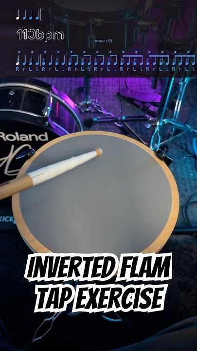 Inverted Flam Tap Exercise @revolutiondrumproducts1073 @PromarkDrumsticks #drums #drummer - YouTube
