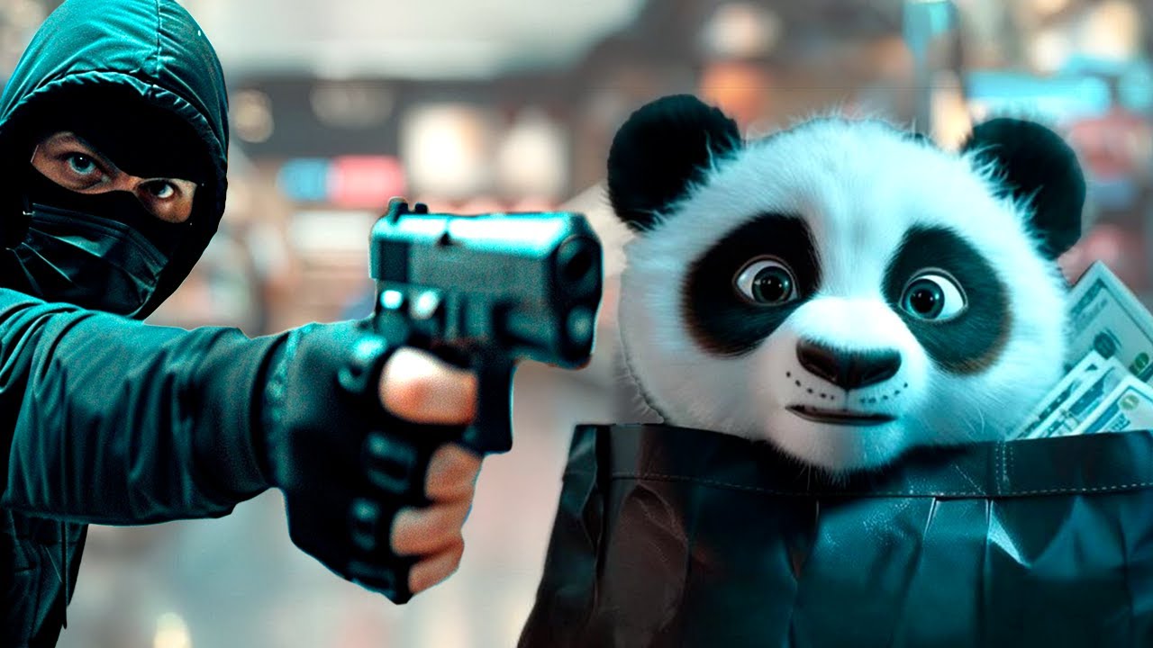 Panda and the Store Robber: Crazy Story #panda #cat #aipanda #aicat #ai ...