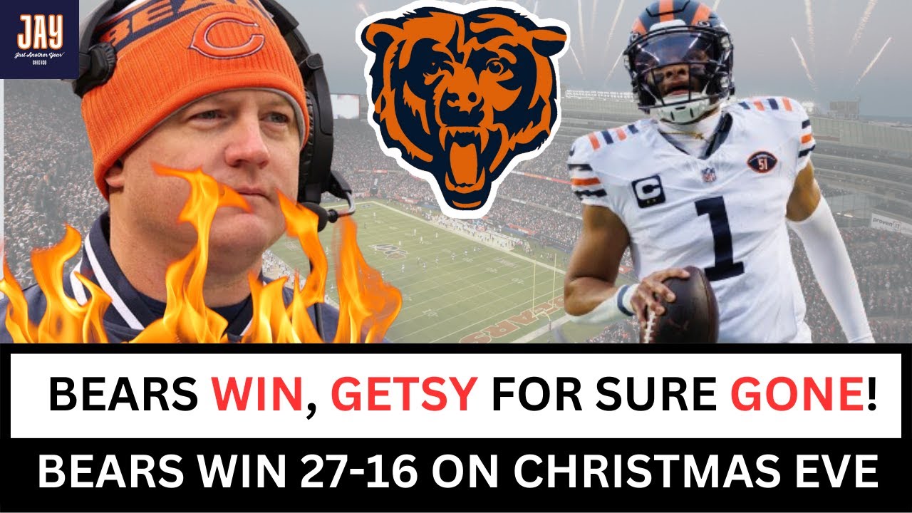 Bears WIN UGLY Meaning LUKE GETSY FIRING LIKELY. Bears Win 27-16 vs ...