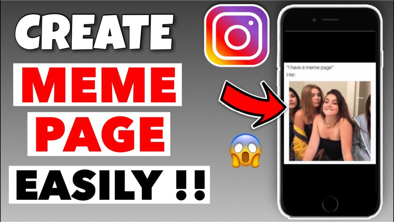How To Create Meme Page on Instagram | Instagram Pe Meme Page Kaise ...