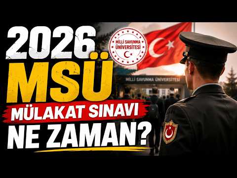 2026 MSÜ Mülakat Sınavı Ne Zaman? Mülakat Tarihleri ve Giriş Zamanı Nasıl Öğrenilir?