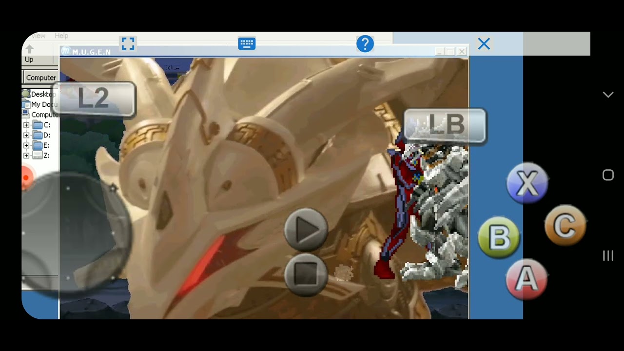 MUGEN GALACTRON MK2 CHARACTER RIVIEW - YouTube