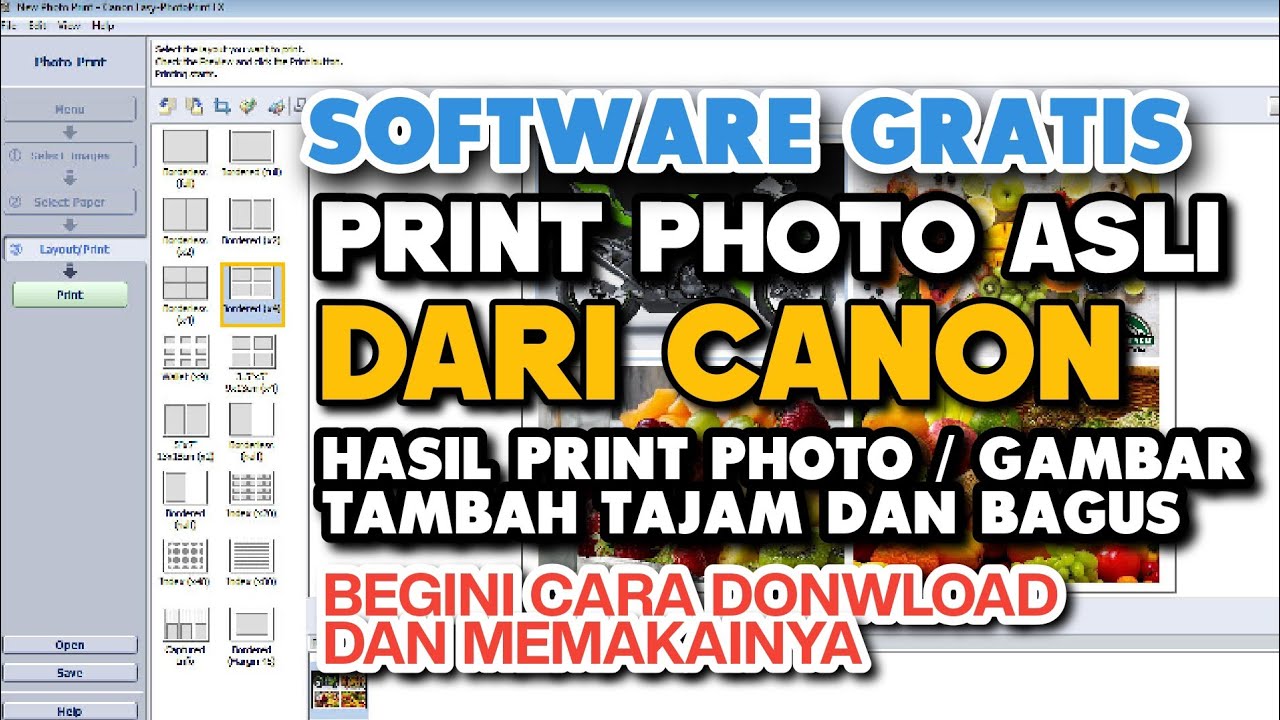 Software Asli Print Photo Dari Canon ini Gratis, Hasil Print Photo Jadi ...