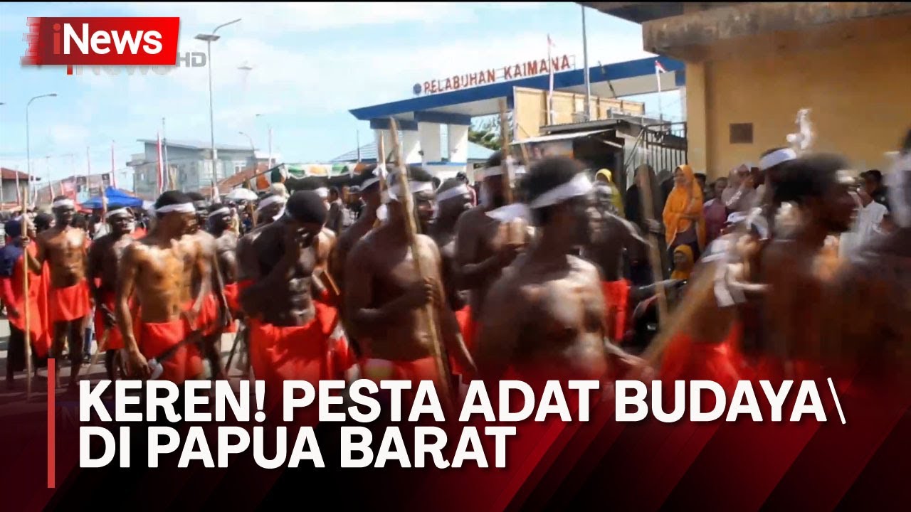 Masyarakat Hadiri Pesta Adat Budaya di Papua Barat, Karnaval Diikuti ...