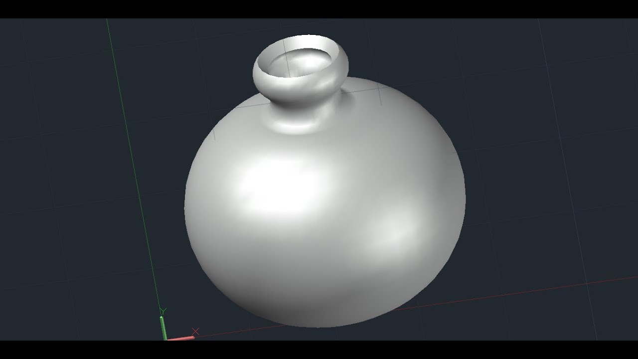HOW TO CREATE POT BY AUTOCAD - YouTube