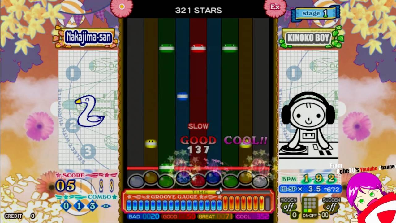 [pop'n music éclale] 321 STARS (EX) - YouTube