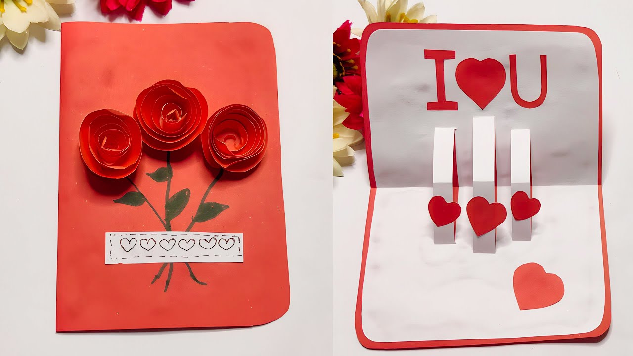 How to make beautiful card ideas | Handmade craft | Cute card making ...