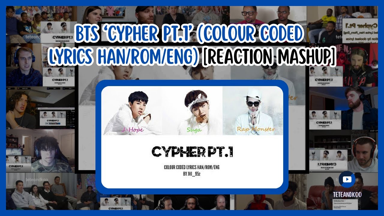 [BTS] BTS ‘Cypher Pt.1’ (Colour Coded Lyrics Han/Rom/Eng) | Reaction mashup - YouTube