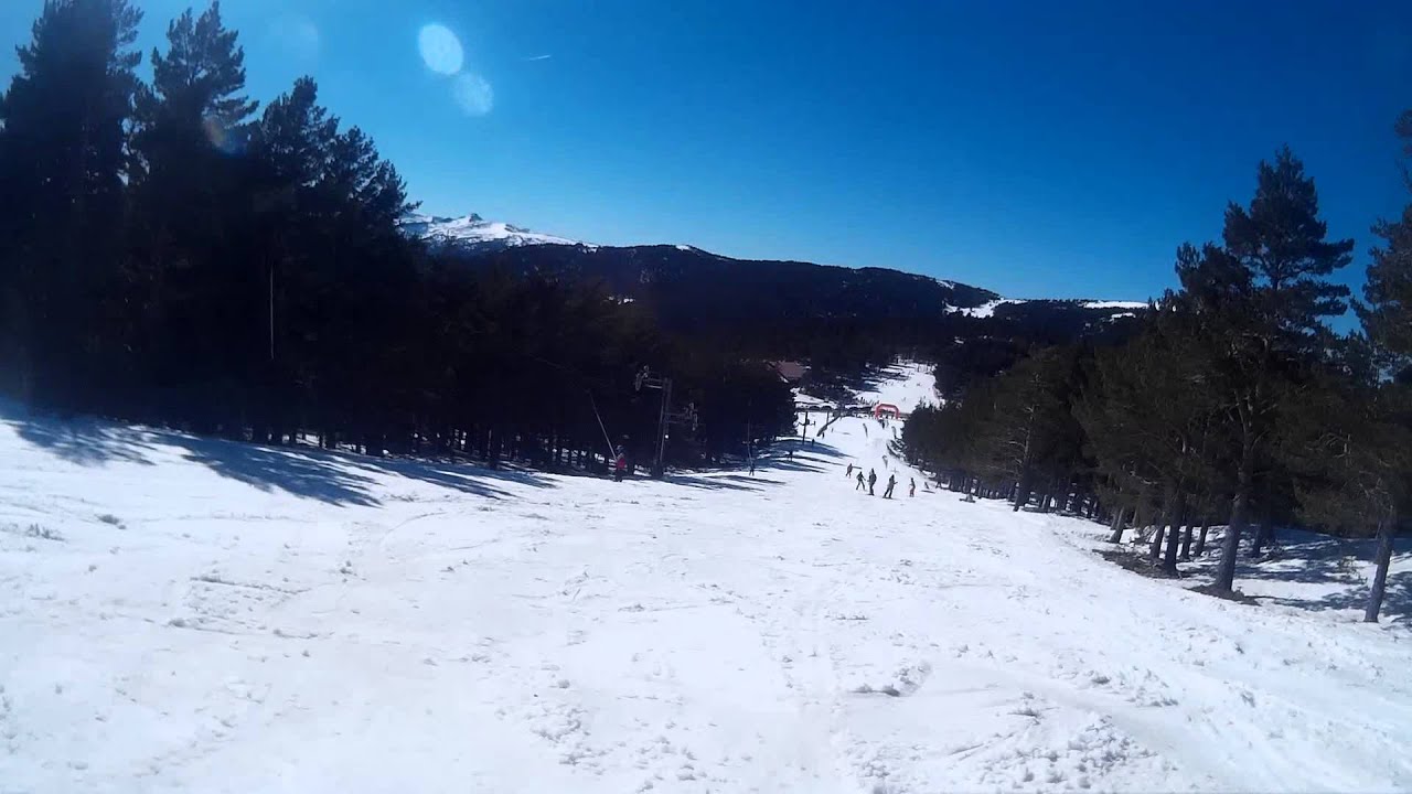 ESQUÍ EN SANTA INÉS (SORIA) - YouTube