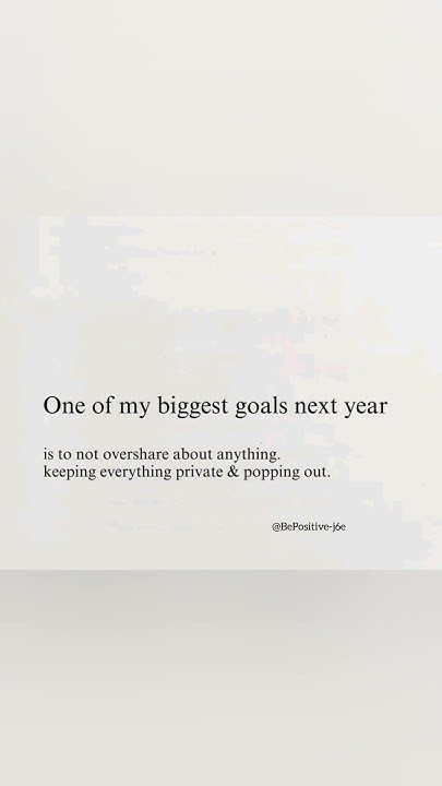 My BIGGEST goals next Year #success #viralvideo #love #motivational # ...