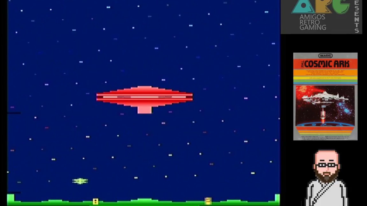 Cosmic Ark for the Atari 2600 (1982) - YouTube