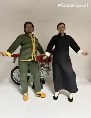 Funny Action Figures IP Man VS Sammo Hung Dance #trending #viralvideo # ...