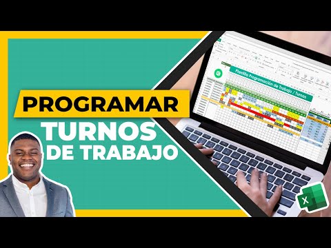 👷‍♂️ Plantilla TURNOS y HORARIOS de TRABAJO en Excel (RUSTER DE TRABAJO)