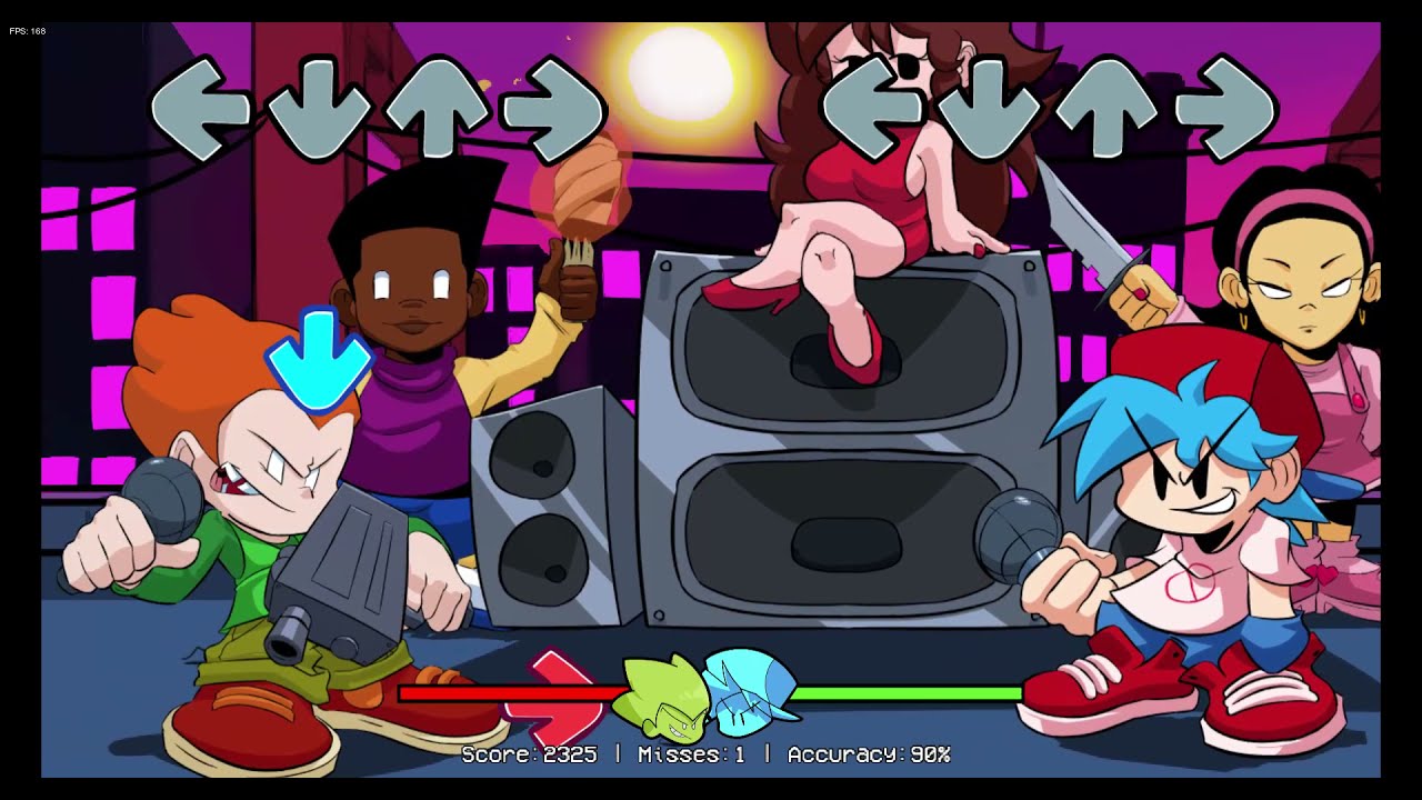 playing Friday night funkin' HD! - YouTube