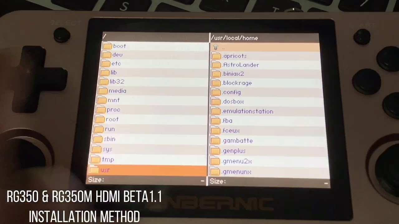 RG350 & RG350M HDMI Beta1.1-20200510 release - YouTube