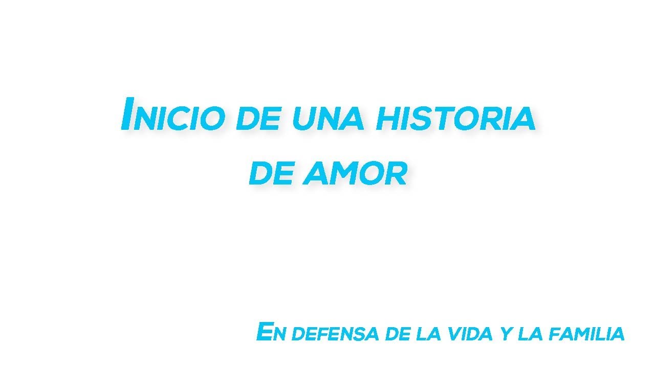 Inicio de una historia de amor - YouTube