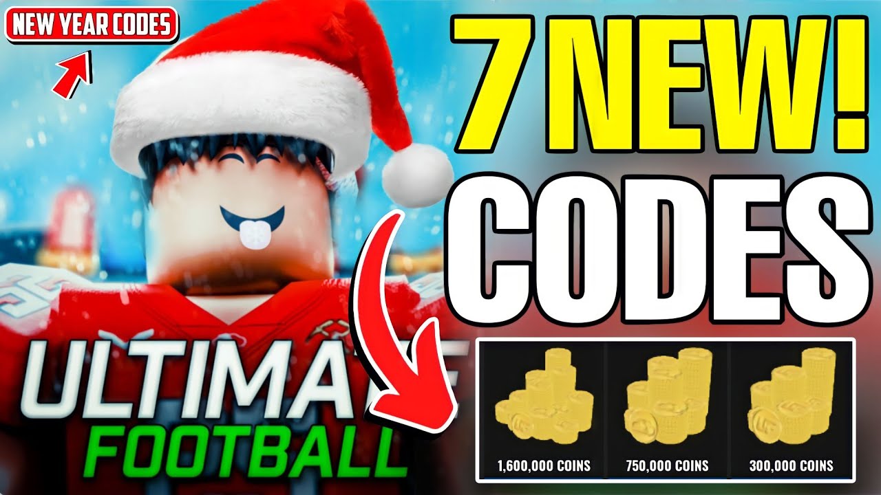 ⚠️NEW YEAR🎉🎊⚠️ULTIMATE FOOTBALL ROBLOX CODES 2024 - ULTIMATE FOOTBALL ...