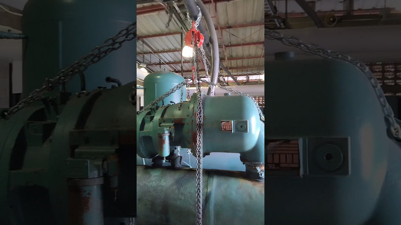 CHILLER YORK ,desmontaje sin grúa - YouTube