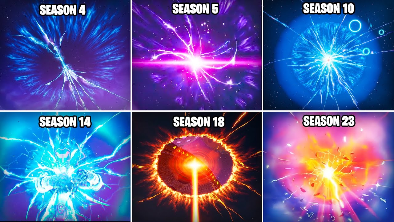 Evolution of Sideways Rift in Fortnite (Chapter 1 Season 4 - Chapter 4 ...