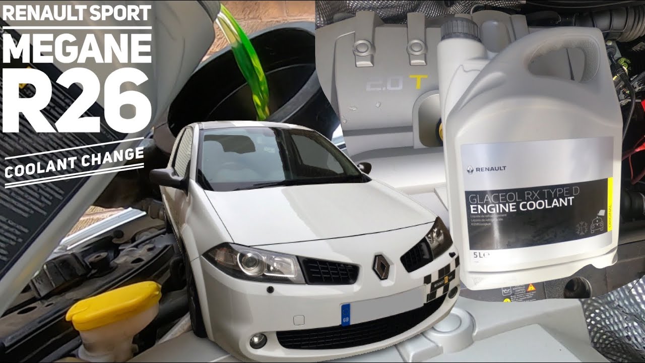 Renault Sport Megane R26 - Coolant change - YouTube