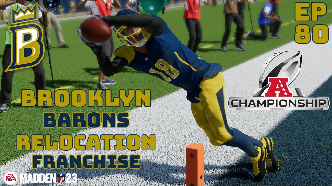 Barons v Bengals for The AFC Championship | Madden 23 | Brooklyn Barons ...