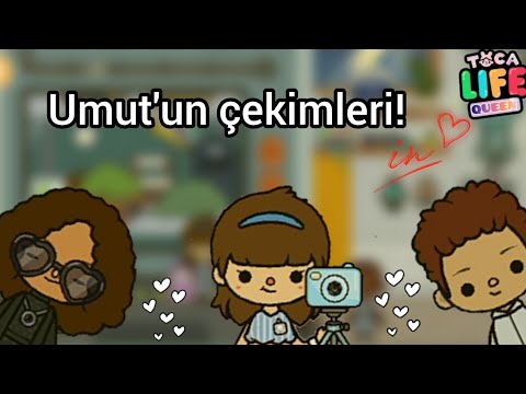 Umut'un çekimleri vlog {Ezel × Utku }Toca Life World Türkçe / Toca Life Queen