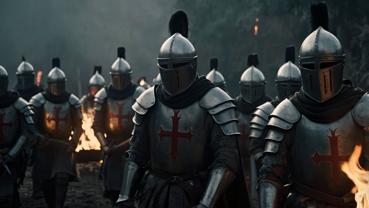 Rest before the great battle #knight #crusader - YouTube