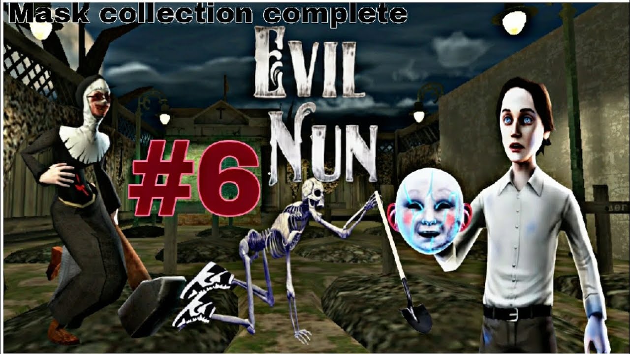 Evil nun. mask collection complete.Next video is parashute escape.@j ...