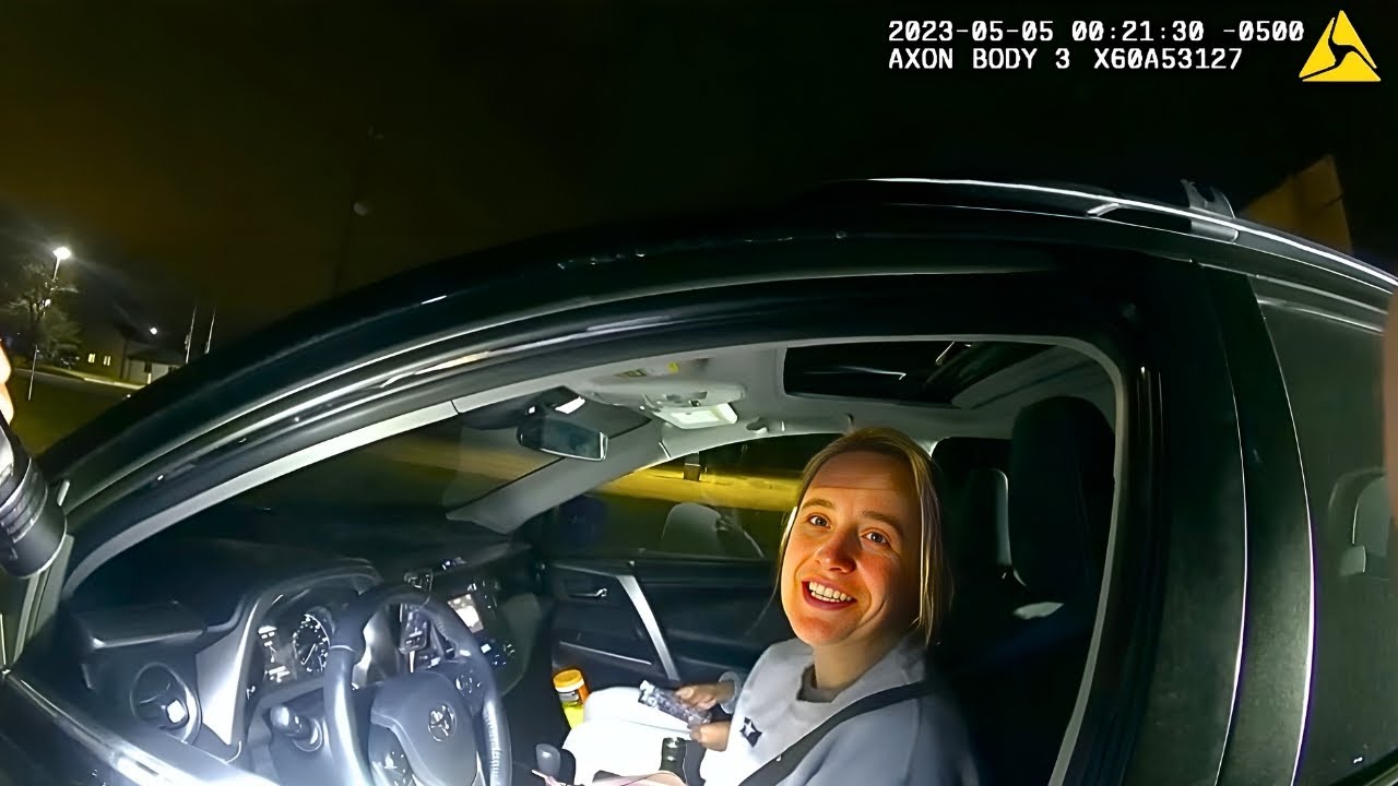 DUI Arrest Turns HAPPY GIRL Into a CRY BABY (Police Bodycam) - YouTube