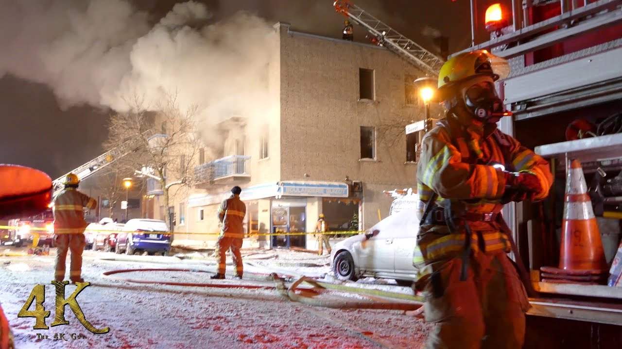 Villeray: Incendie mortel 5 alarmes / Elderly woman dies in fire 12-19 ...