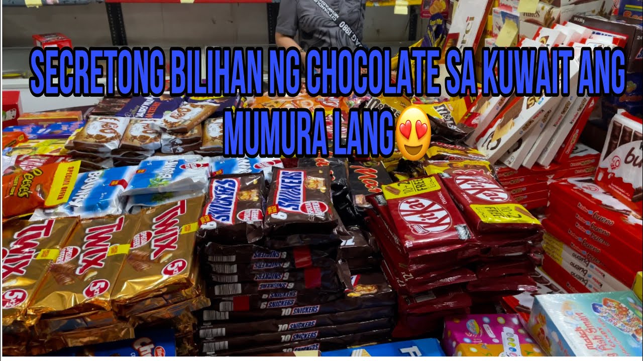 🔴Bilihan ng mga murang chocolate sa Kuwait/Shuwaik chocolate shop - YouTube