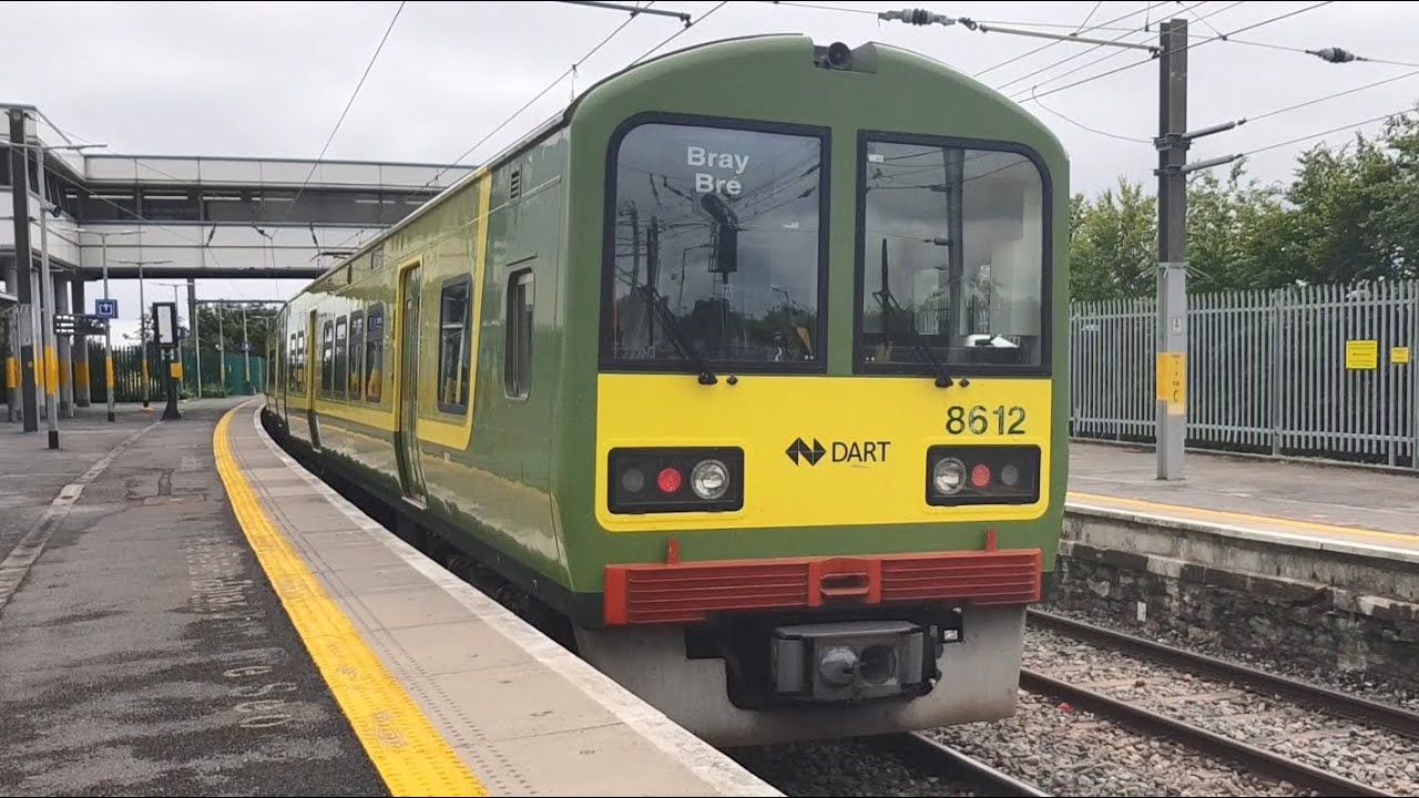 Irish Rail 8510 Class Dart Train 8612 - Howth Junction & Donaghmede ...