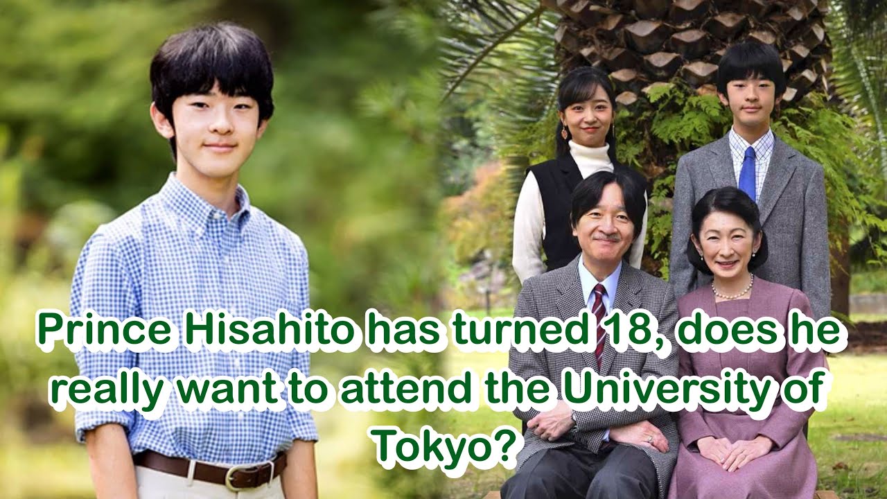 Prince Hisahito has turned 18, does he really want to attend the ...