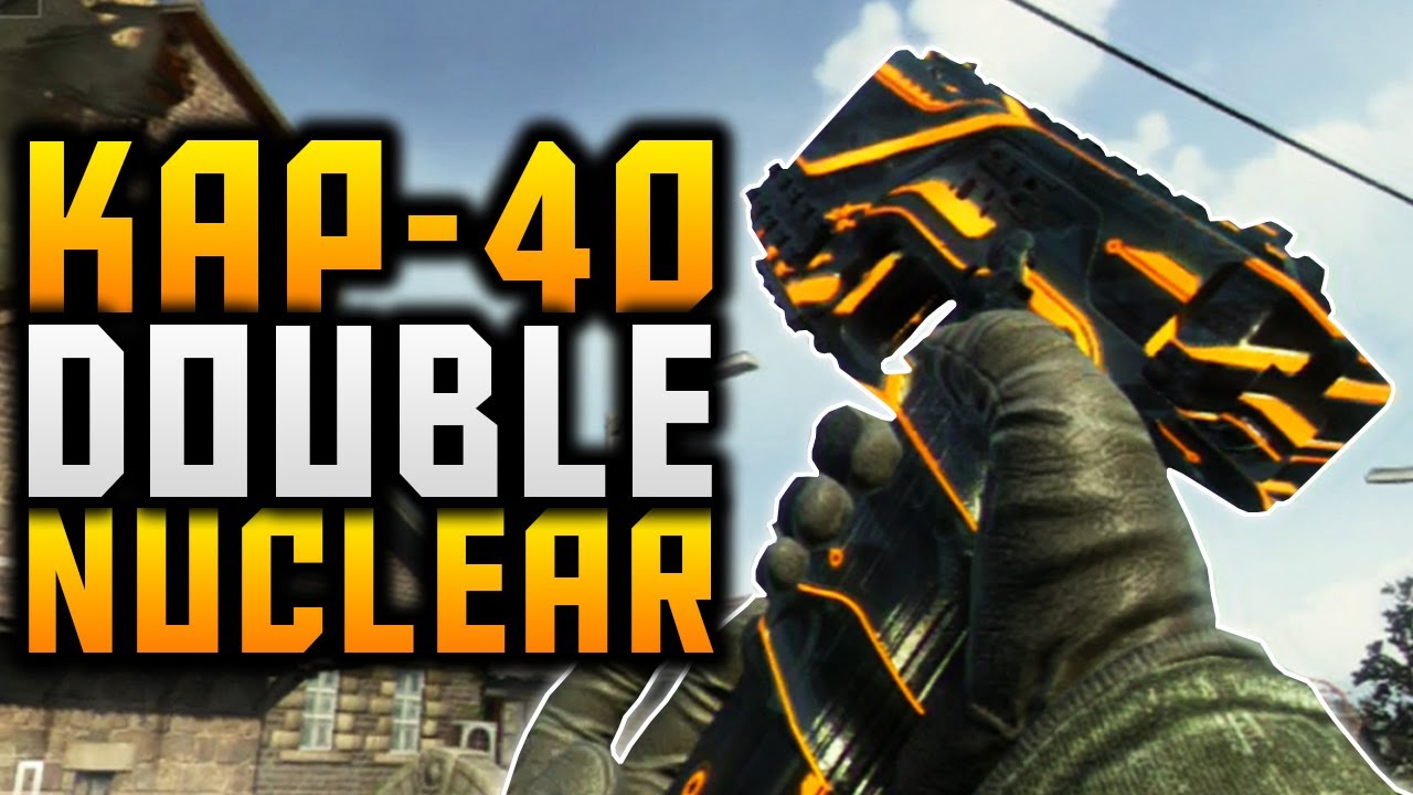 BO2: NAKED KAP-40 PISTOL DOUBLE NUCLEAR ON STANDOFF! (Cyborg Camo KAP ...