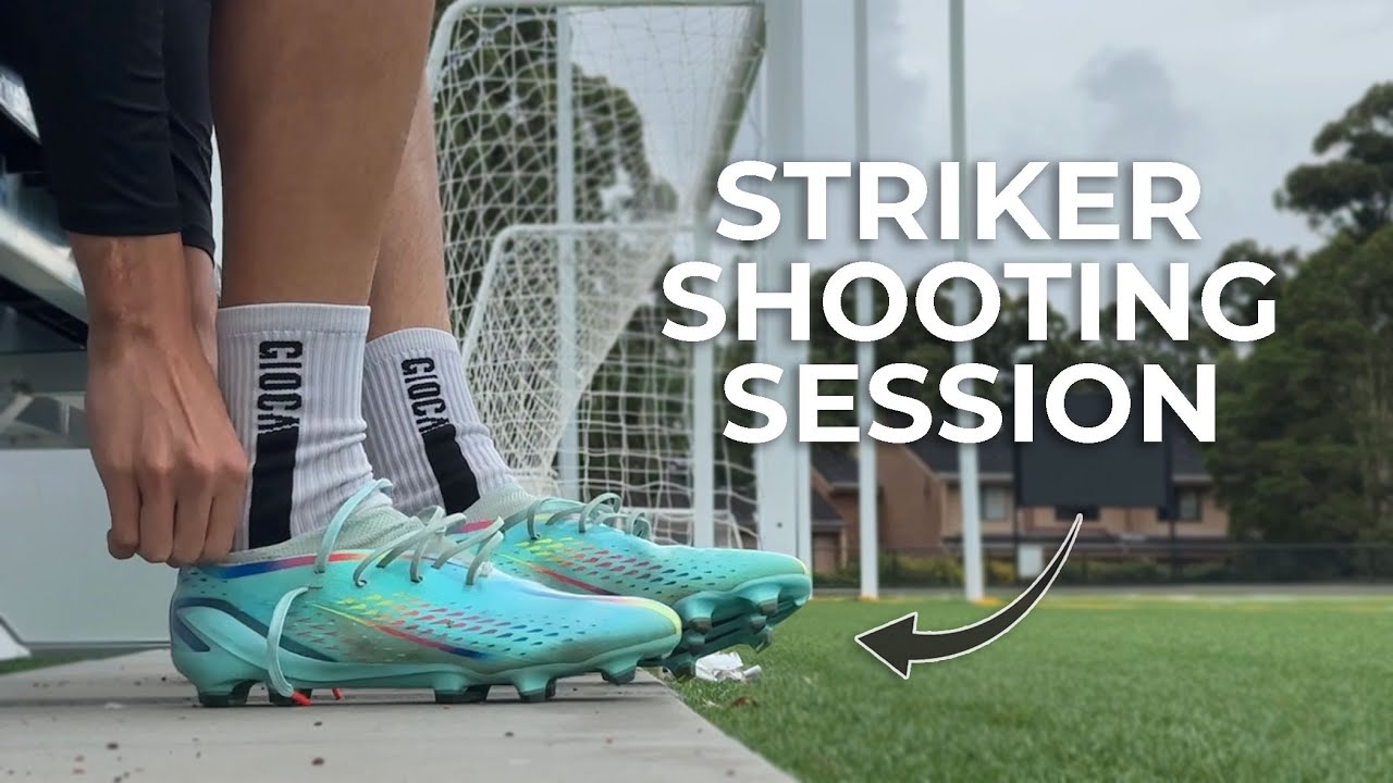 Individual Striker Shooting Training Session | Improve Finishing - YouTube