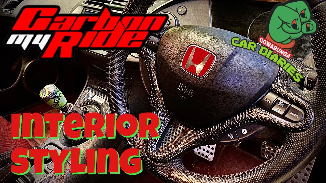 Carbon my Ride FN2 Type R carbon Fibre interior make over - YouTube