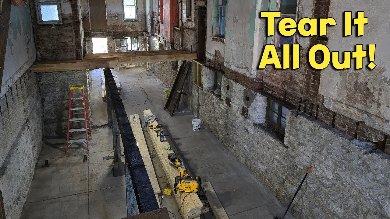 We had to Demolish the Entire First Floor! | Rotten Reno Rebuild ...