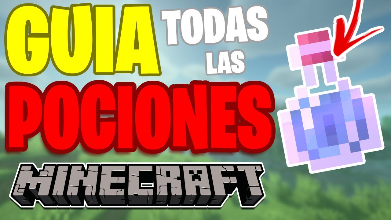 COMO hacer TODAS LAS POCIONES EXPLICADAS👈 en minecraft | 💎GUIA DE LAS ...