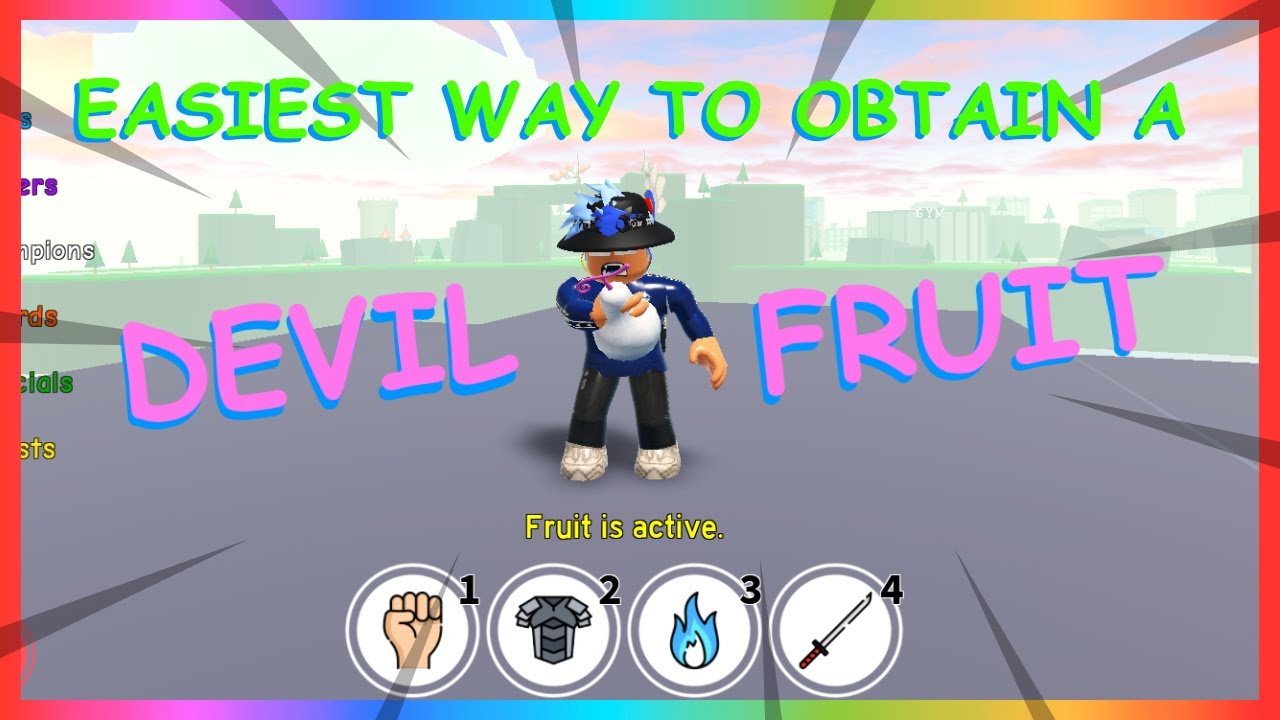 HOW TO GET DEVIL FRUIT IN ANIME FIGHTING SIMULATOR (EASIEST WAY ...