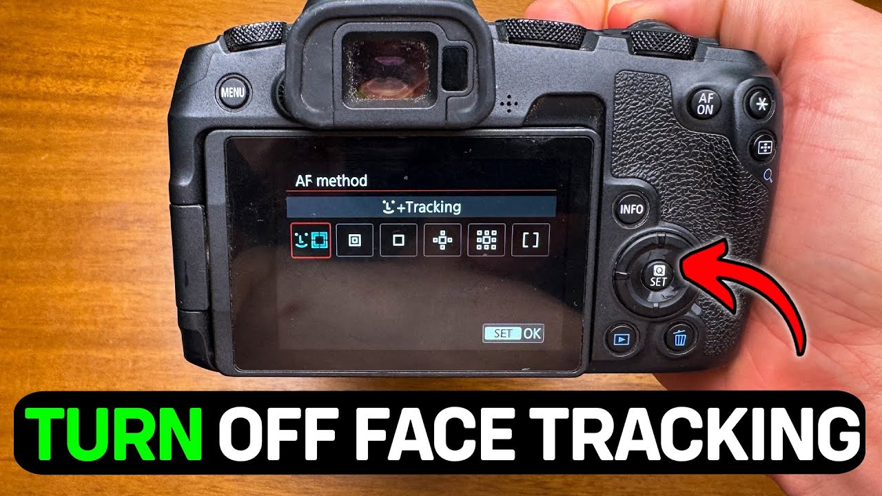 How To Turn Off Face Tracking On Canon Camera - YouTube